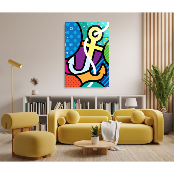 Longshore Tides Pop Art Anchor Print on Plastic/Acrylic - Wayfair Canada