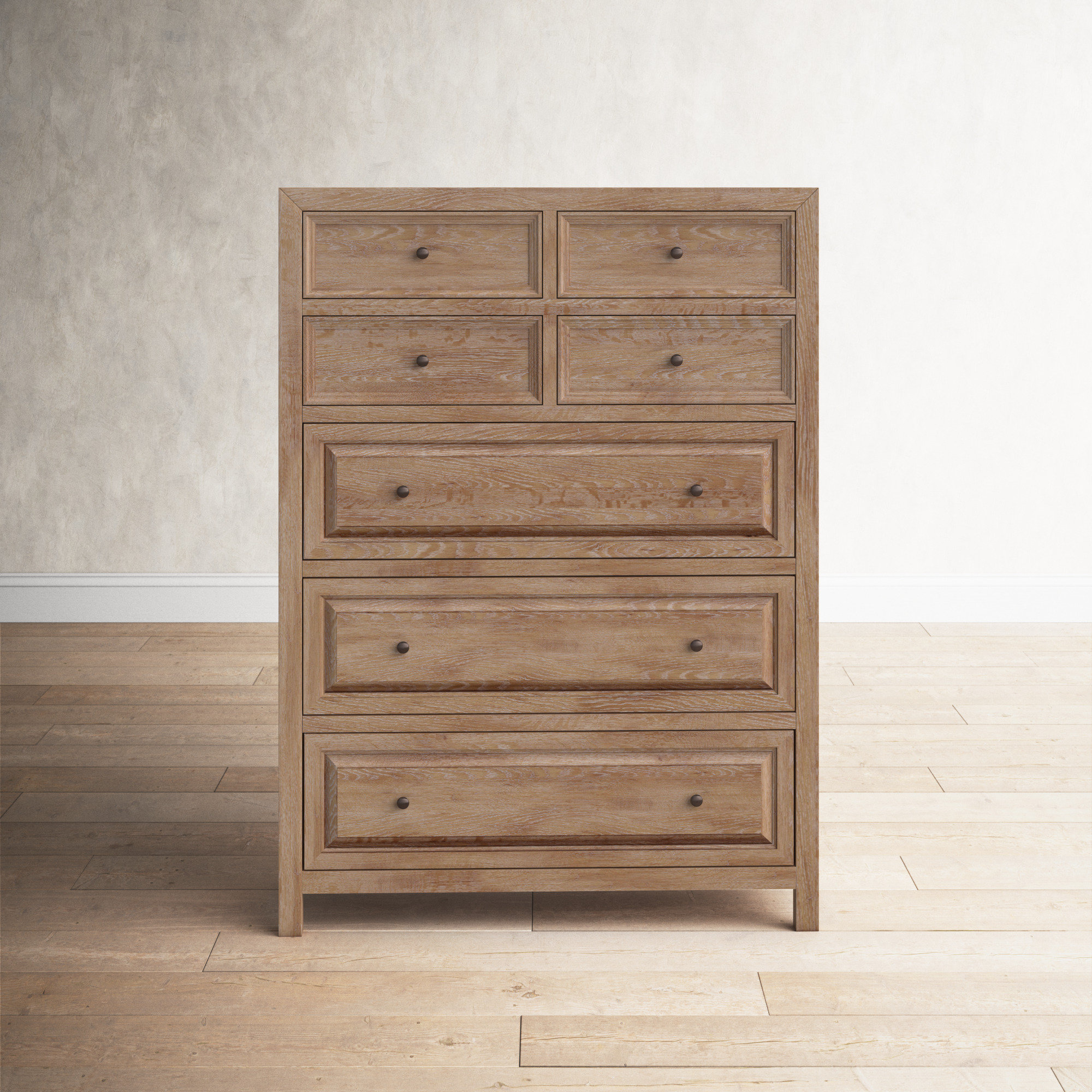 Birch Lane™ Katheryn 7 Drawer Solid Wood Chest | Wayfair