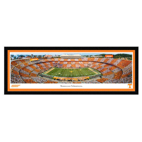 BlakewayPanoramas Tennessee Football Checkerboard On Paper by James ...