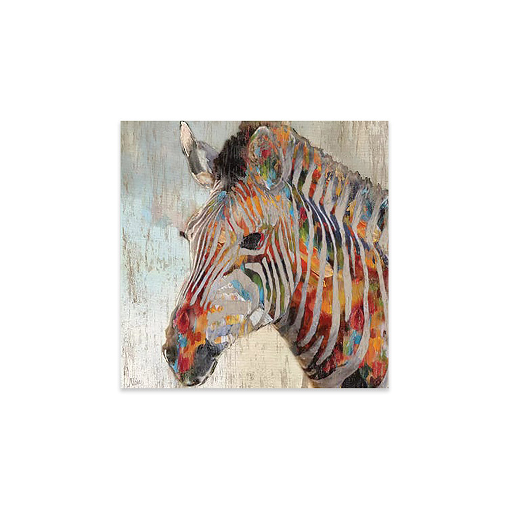 Latitude Run® Paint Splash Zebra by Nan - Unframed Graphic Art ...