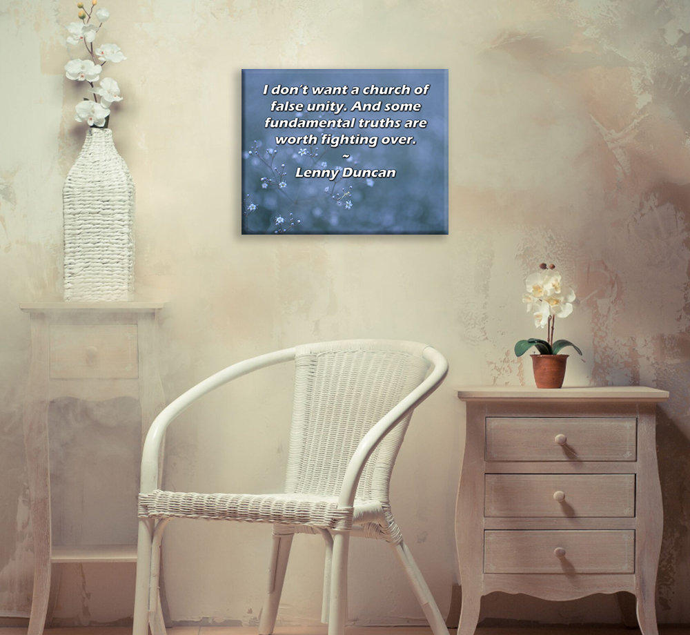 Trinx ArtsyQuotes Gallery Wrapped Canvas By Lenny Duncan: "I don’t want ...