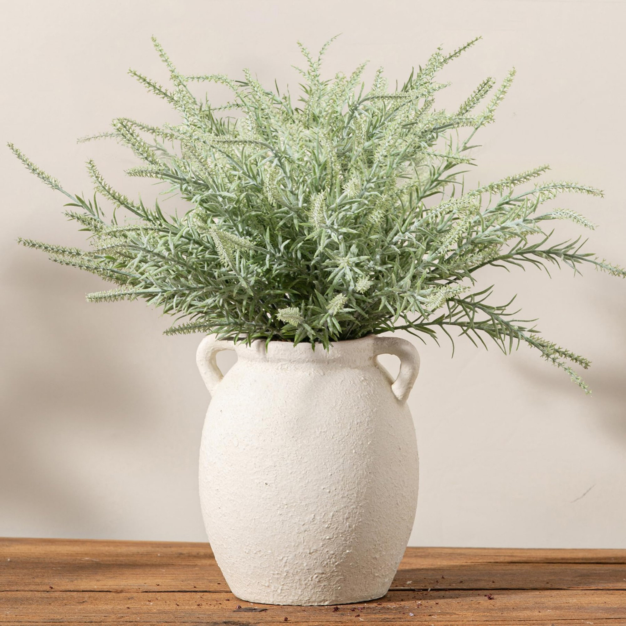 August Grove® 7.6 Inch Ceramic Farmhouse Rustic Flower Vase | Wayfair