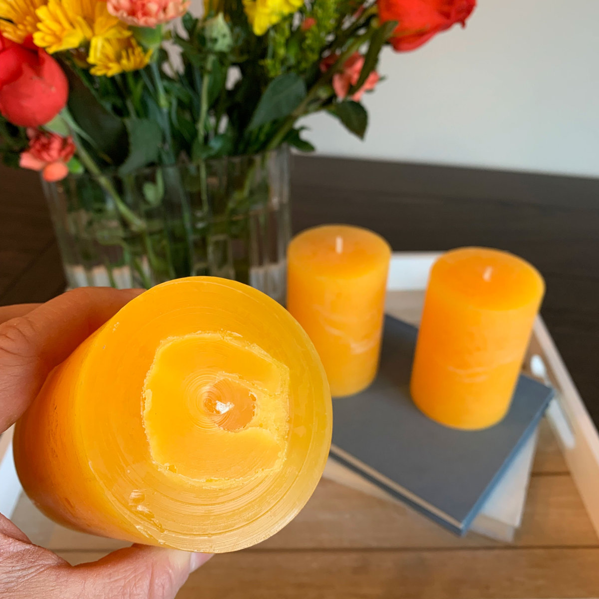 Whole House Worlds 3 Piece Pillar Candle Set | Wayfair