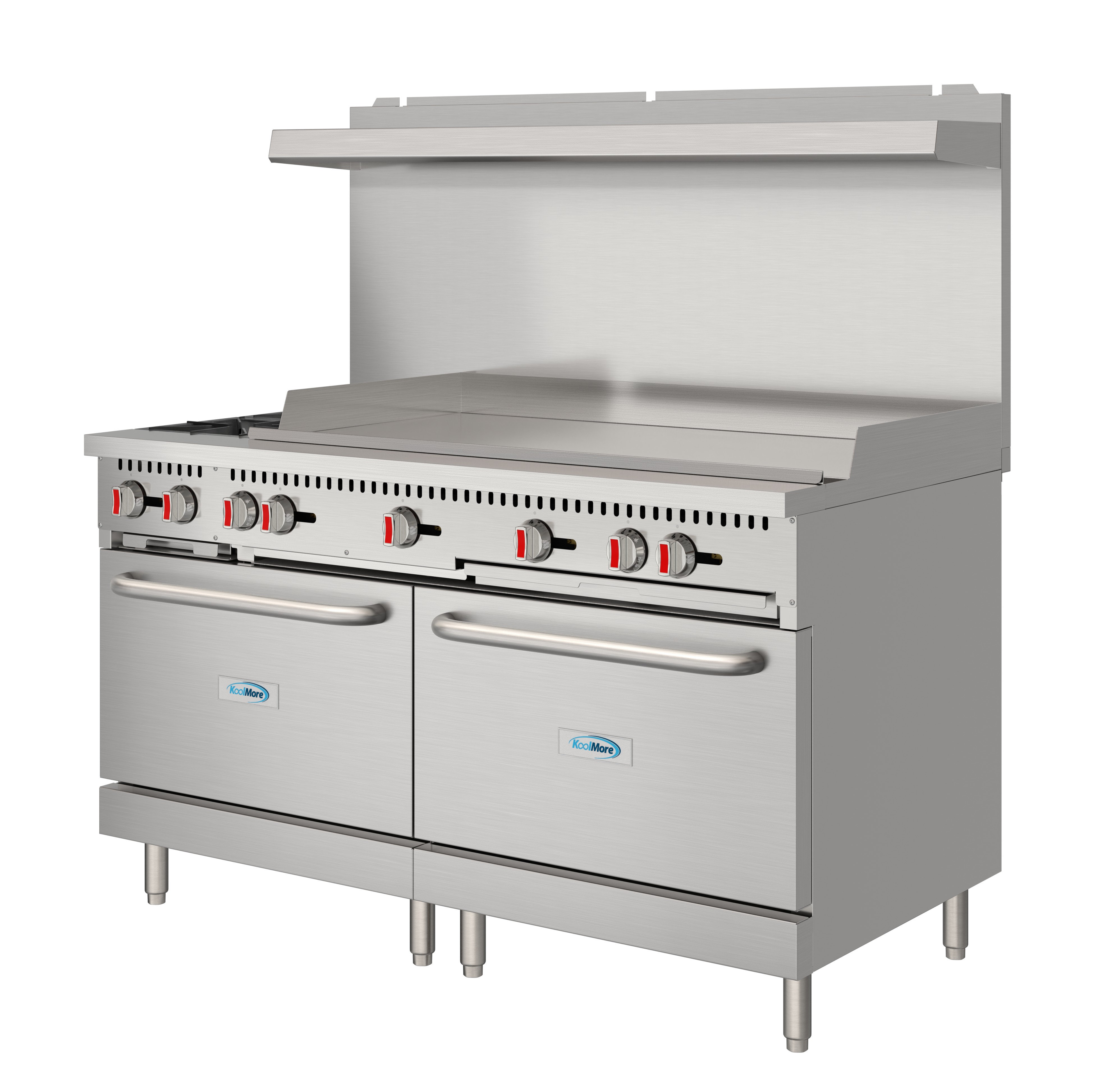 KoolMore 60 In. Commercial Range with 36 In. Griddle, | Wayfair