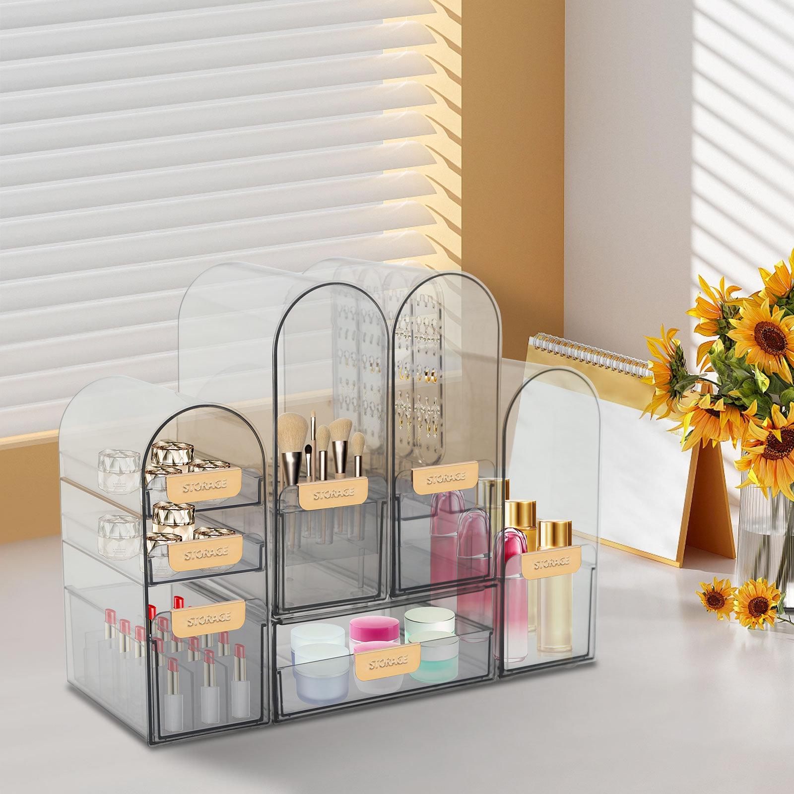 Latitude Run® Countertop Makeup Organizer - Wayfair Canada