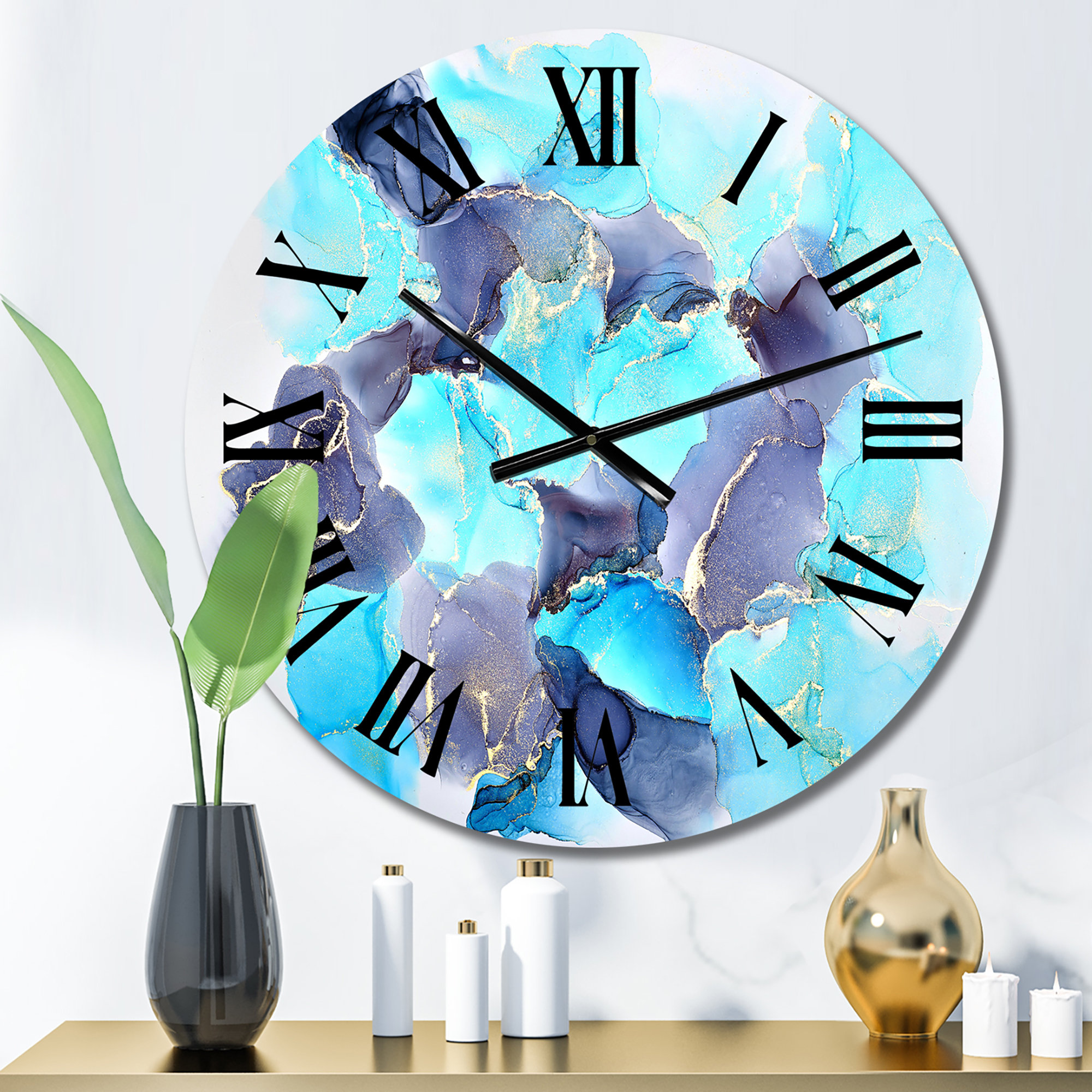 East Urban Home Oversized Molly-Rose Wall Clock - Wayfair Canada