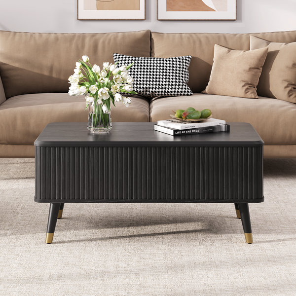 Black Modern Coffee Tables You'll Love | Wayfair