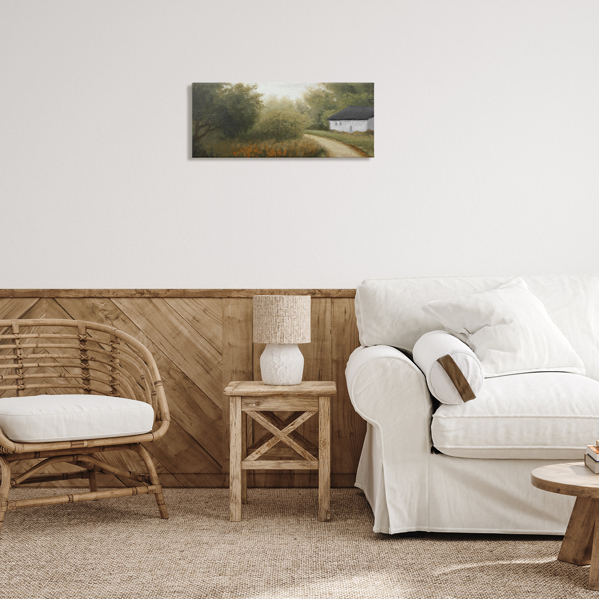 Red Barrel Studio® Charming Country Road Canvas Wall Art by Michael ...