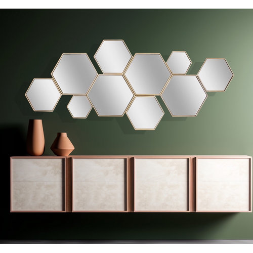 Wayfair | Hexagon Wall Mirrors You'll Love in 2024