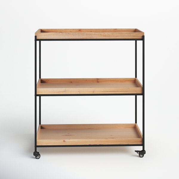Hendrix Metal Bar Cart | Birch Lane