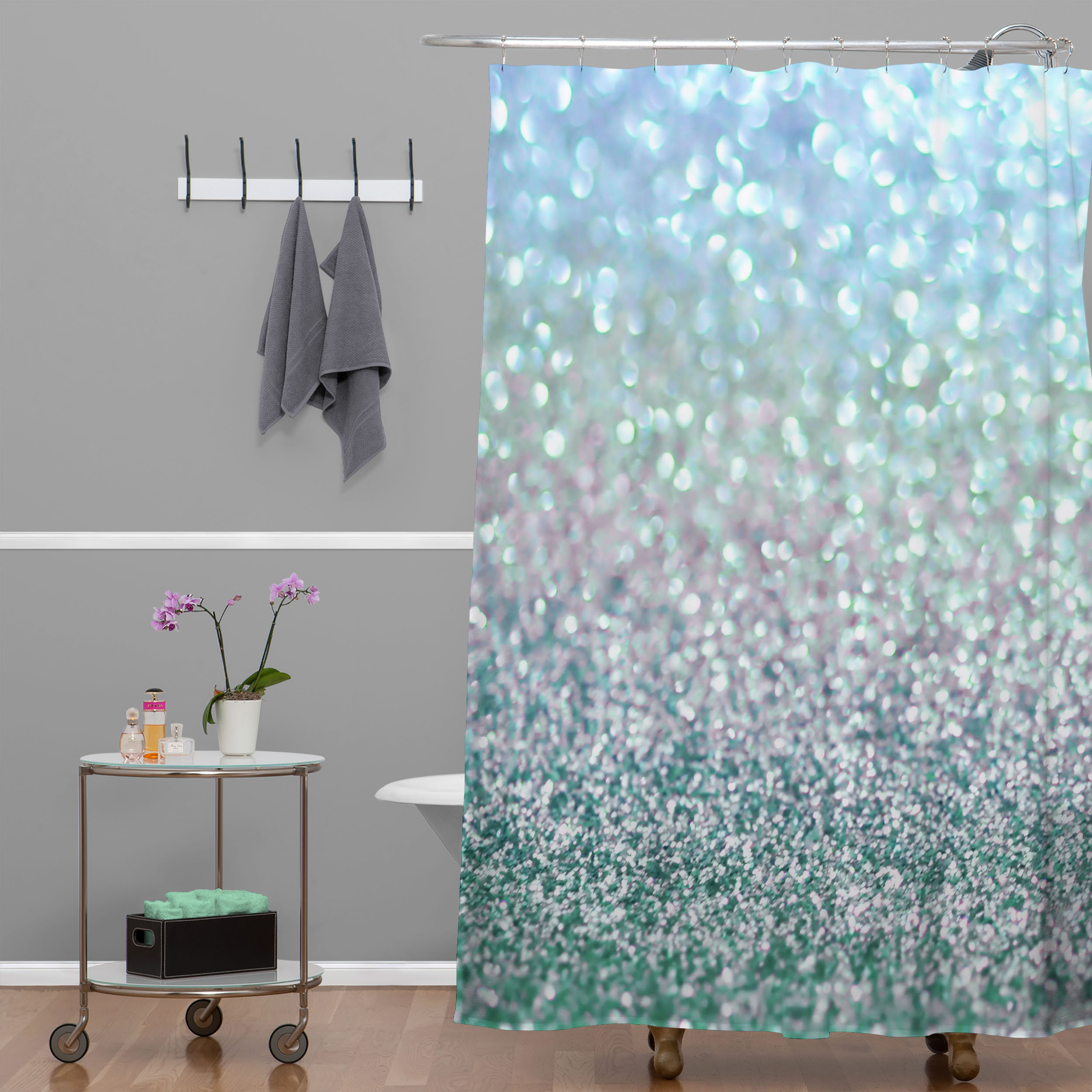 The Twillery Co.® Snowfall Single Shower Curtain & Reviews | Wayfair