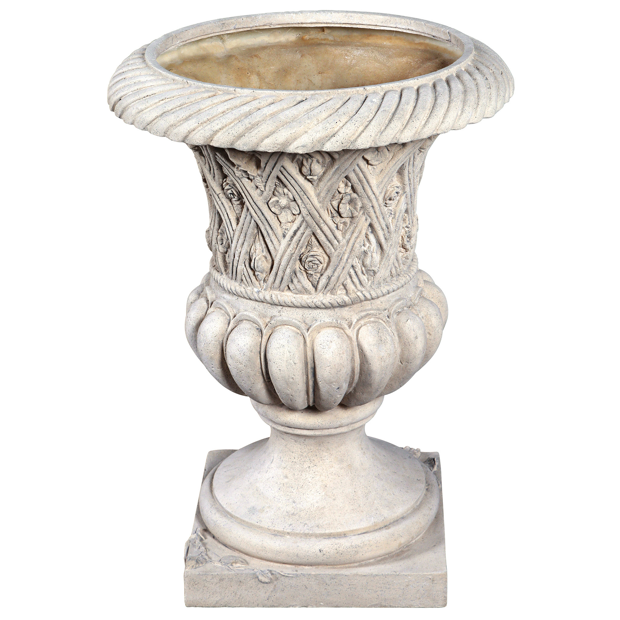 Design Toscano Hampton Court Tudor Resin Urn Planter | Wayfair
