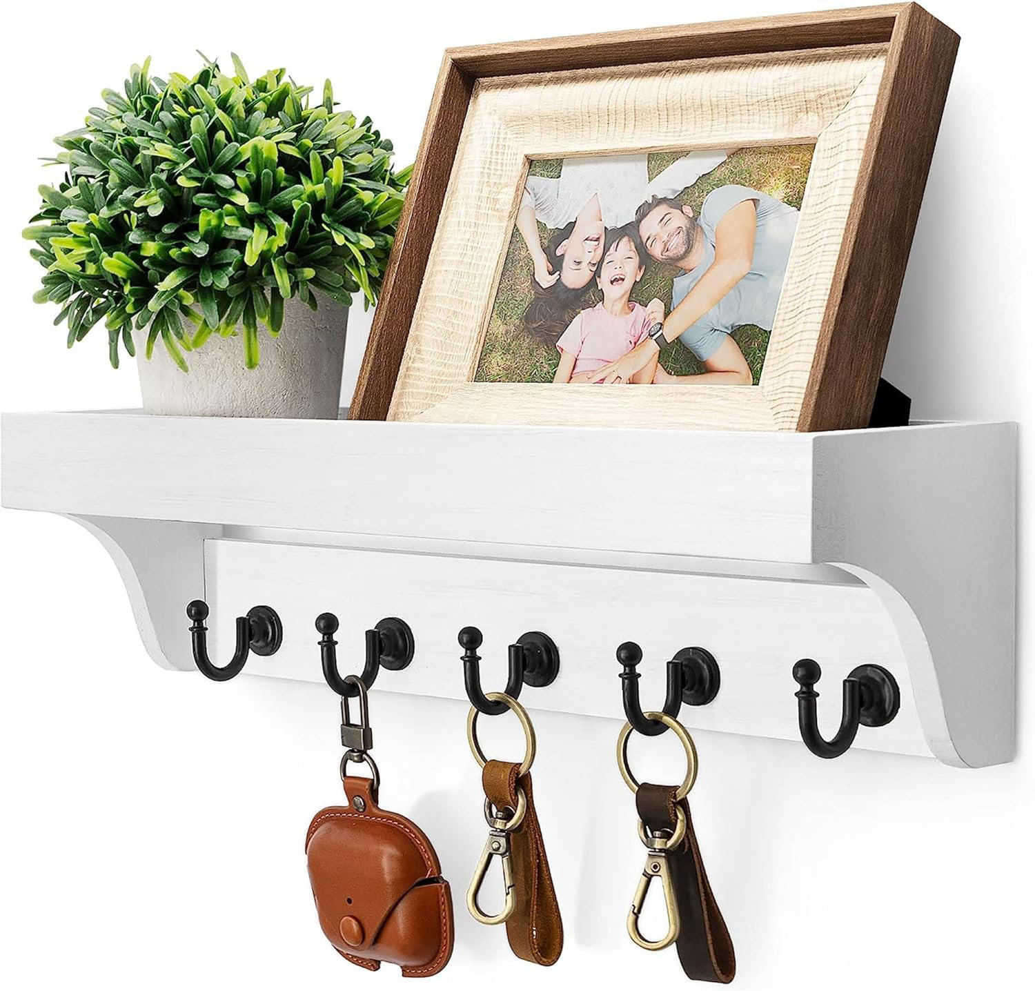 MCKINNON HOME FURNISHINGS, INC. Key And Mail Holder For Wall With ...