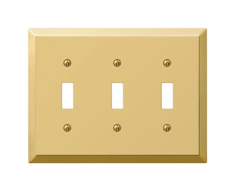 Symple Stuff Tindal 3-Gang Toggle Light Switch Wall Plate & Reviews ...