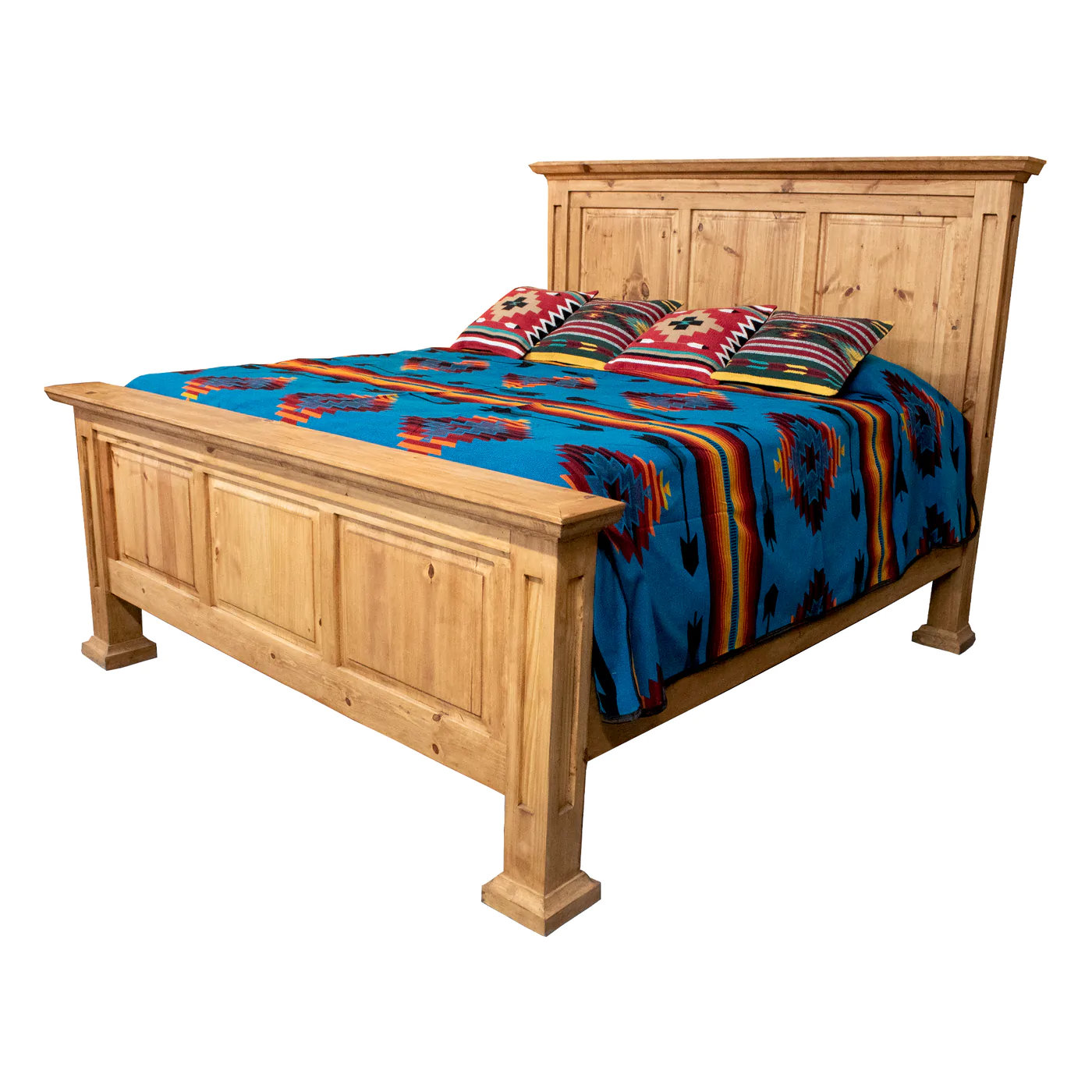 Loon Peak® Delissa Queen Solid Wood Panel Bed | Wayfair