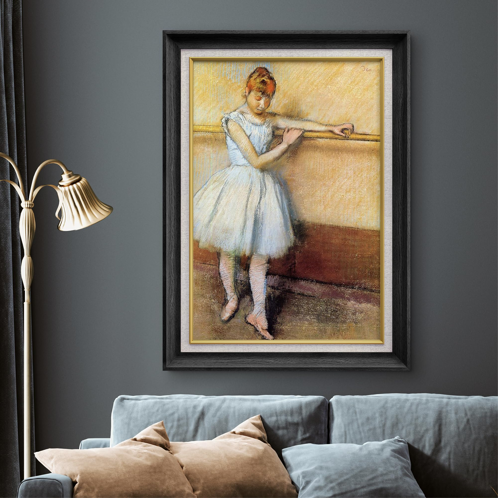 SIGNLEADER Dancers at the Barre by Edgar Degas - Picture Frame Painting ...