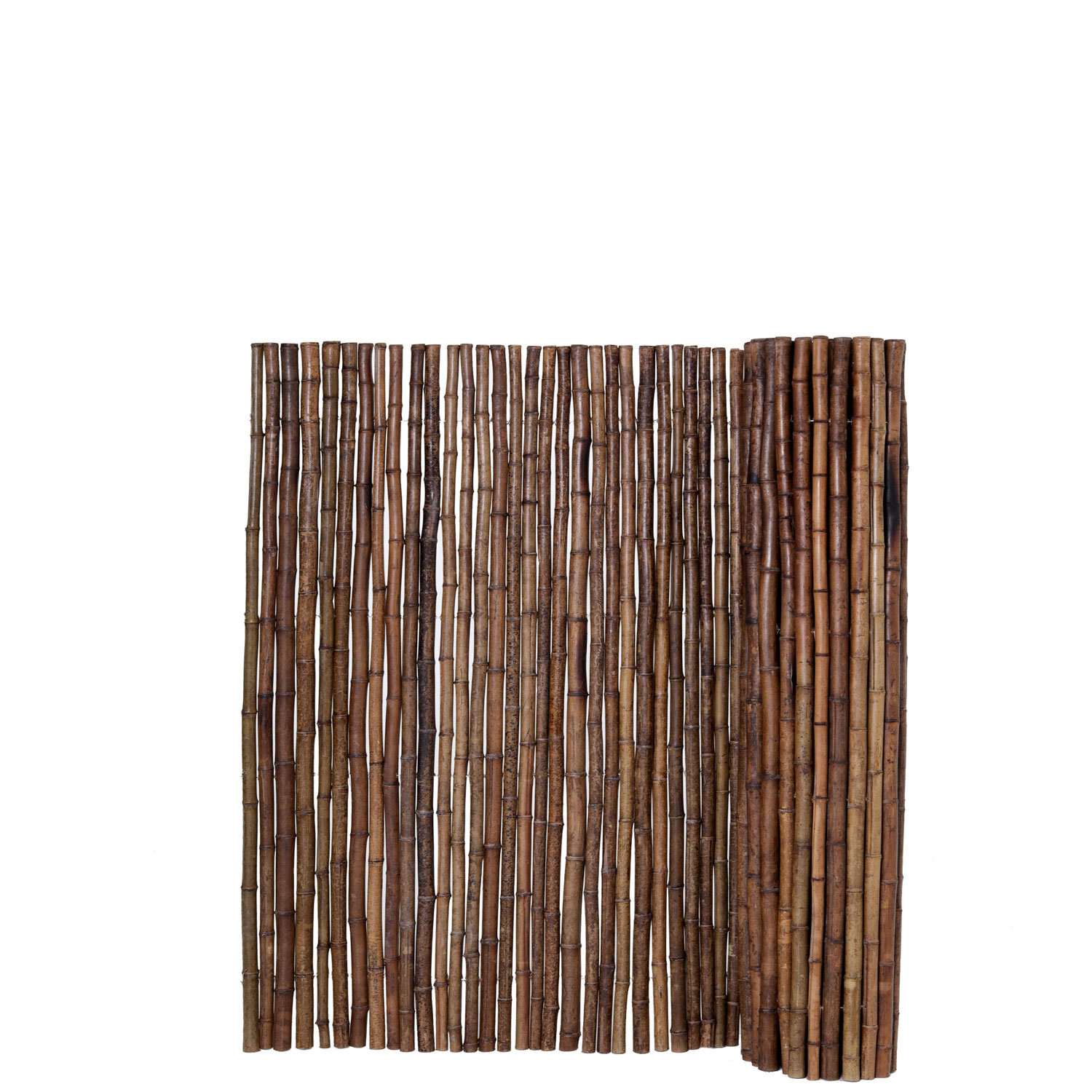 Backyard X-Scapes Caramel Brown Bamboo Fence Panel Outdoor Privacy ...
