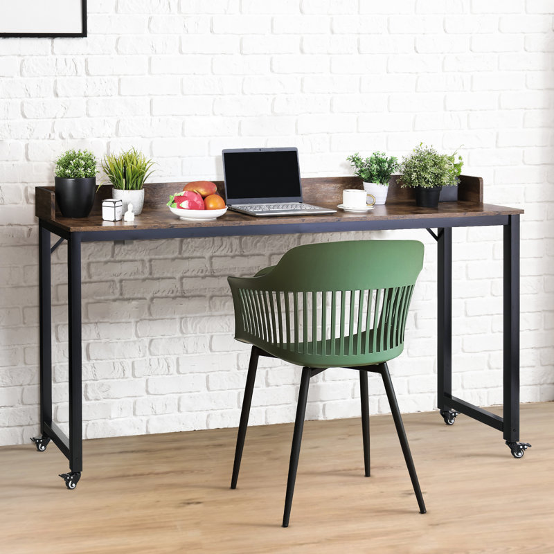 Inbox Zero Dakera 70.8'' W Overbed Table with Wheels, Rolling Bed Desk ...