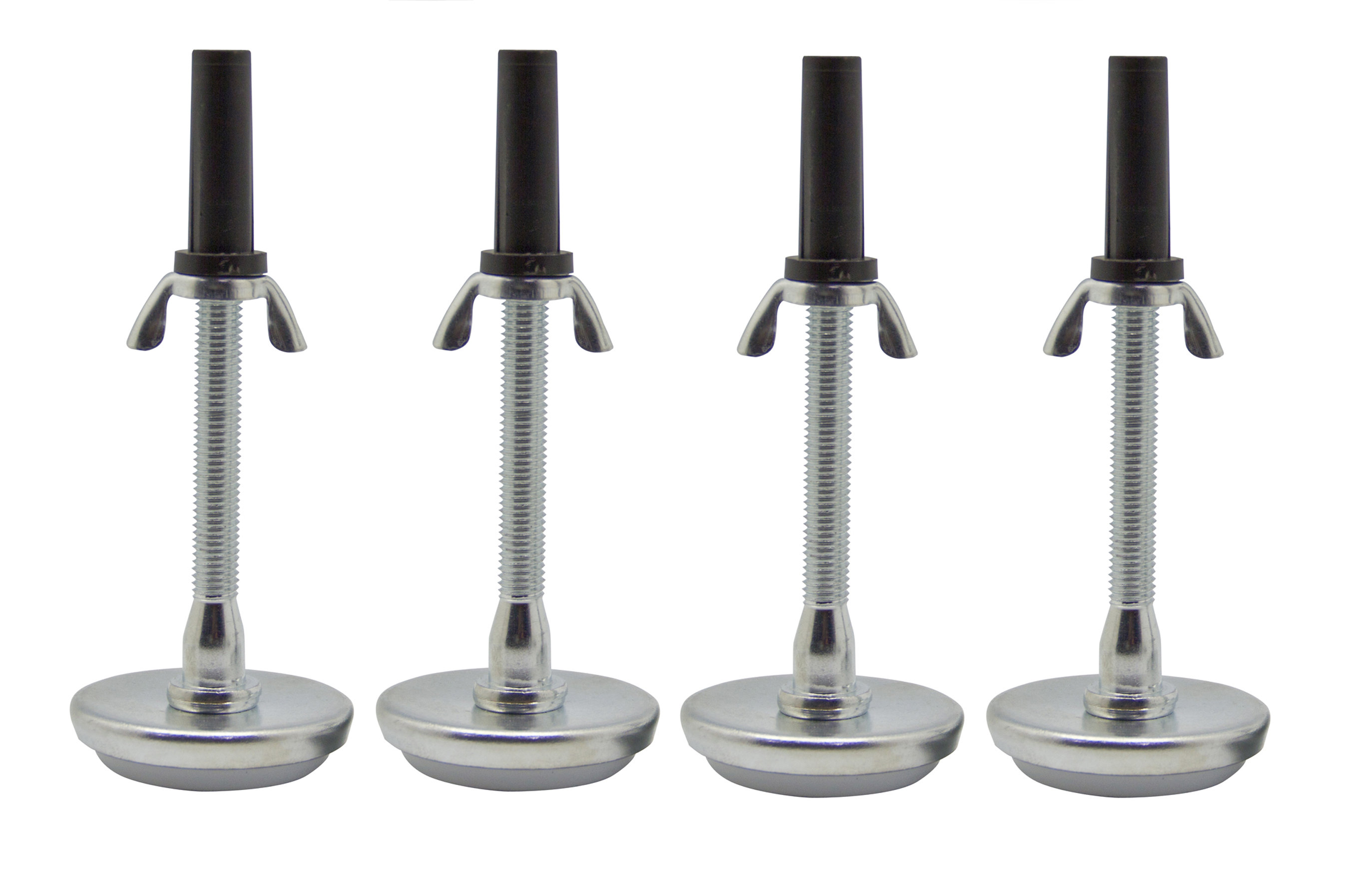 Alwyn Home Marshall Adjustable Bed Risers – Heavy-Duty Metal Frame ...