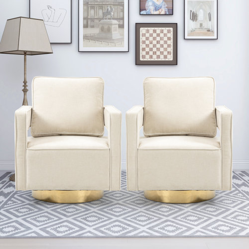 Arm Swivel Accent Chairs You'll Love | Wayfair