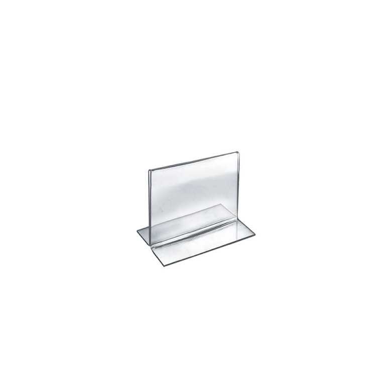 Azar Displays Bottom Loading Clear Acrylic T-Frame Sign Holder 5" Wide ...