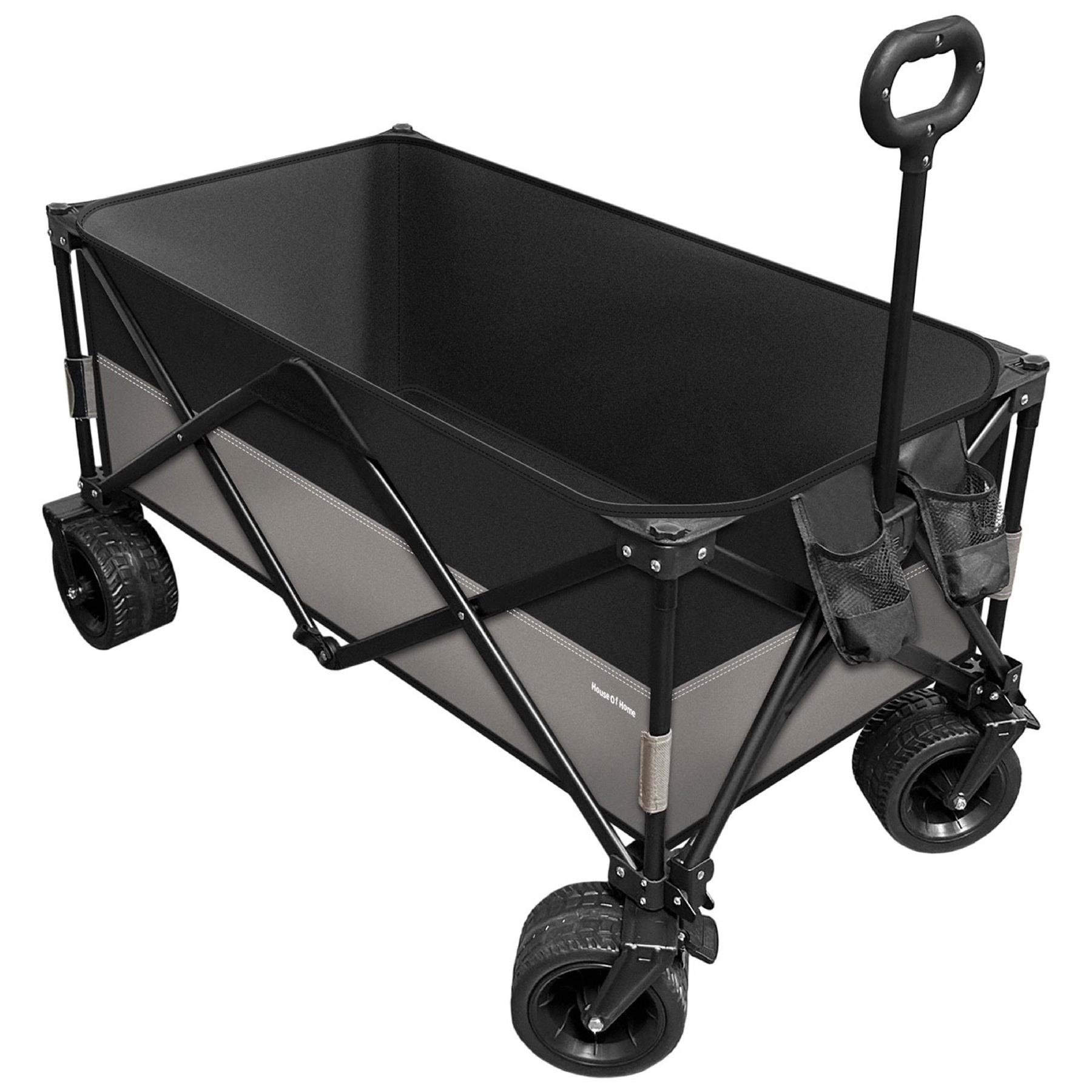 Dakota Fields 120L Foldable Utility Trolley Garden Home Camping ...
