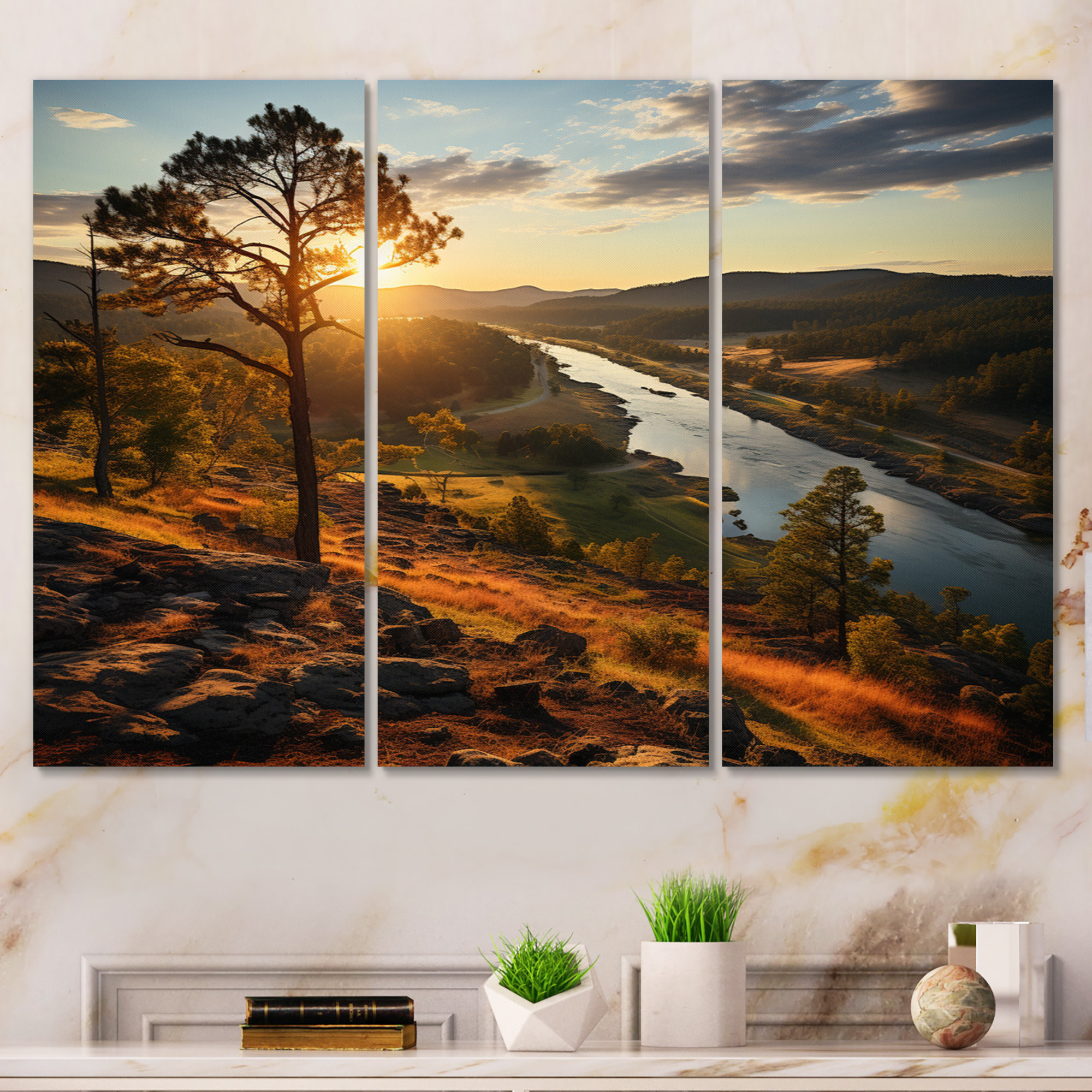 Design Art Alabama Country Landscape I - Landscape & Nature Canvas ...