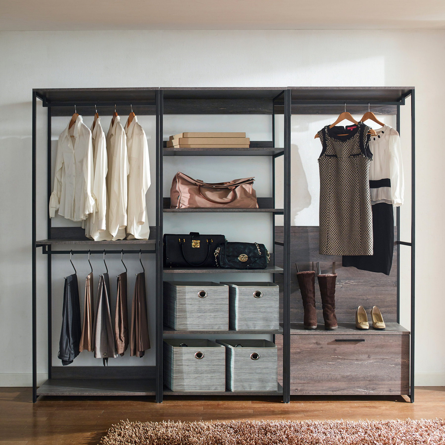 Fu Owner Walk-in Closet System | Wayfair