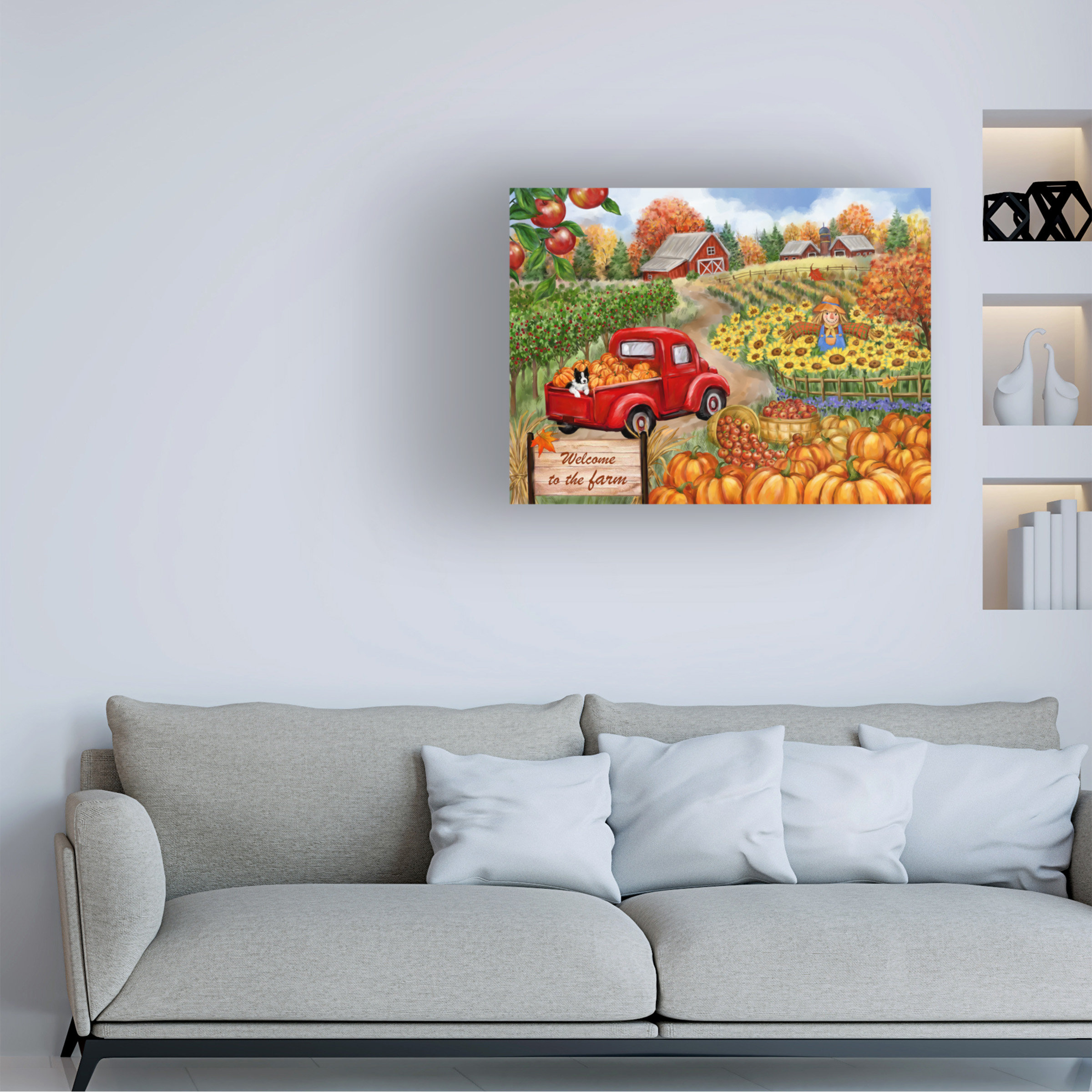 Winston Porter Jean Francois Fall Market Canvas Art | Wayfair
