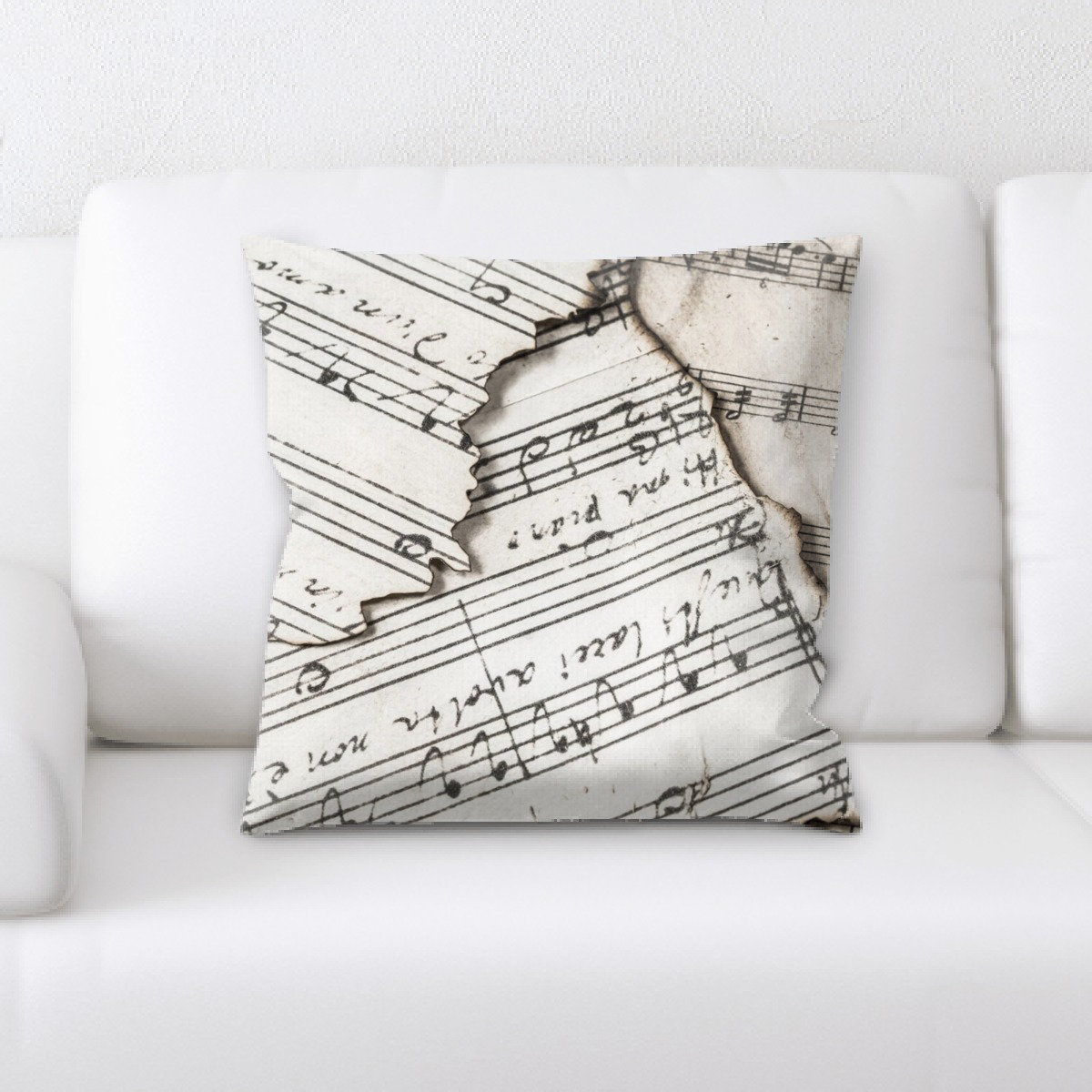 Rug Tycoon Music Notes Throw Pillow | Wayfair