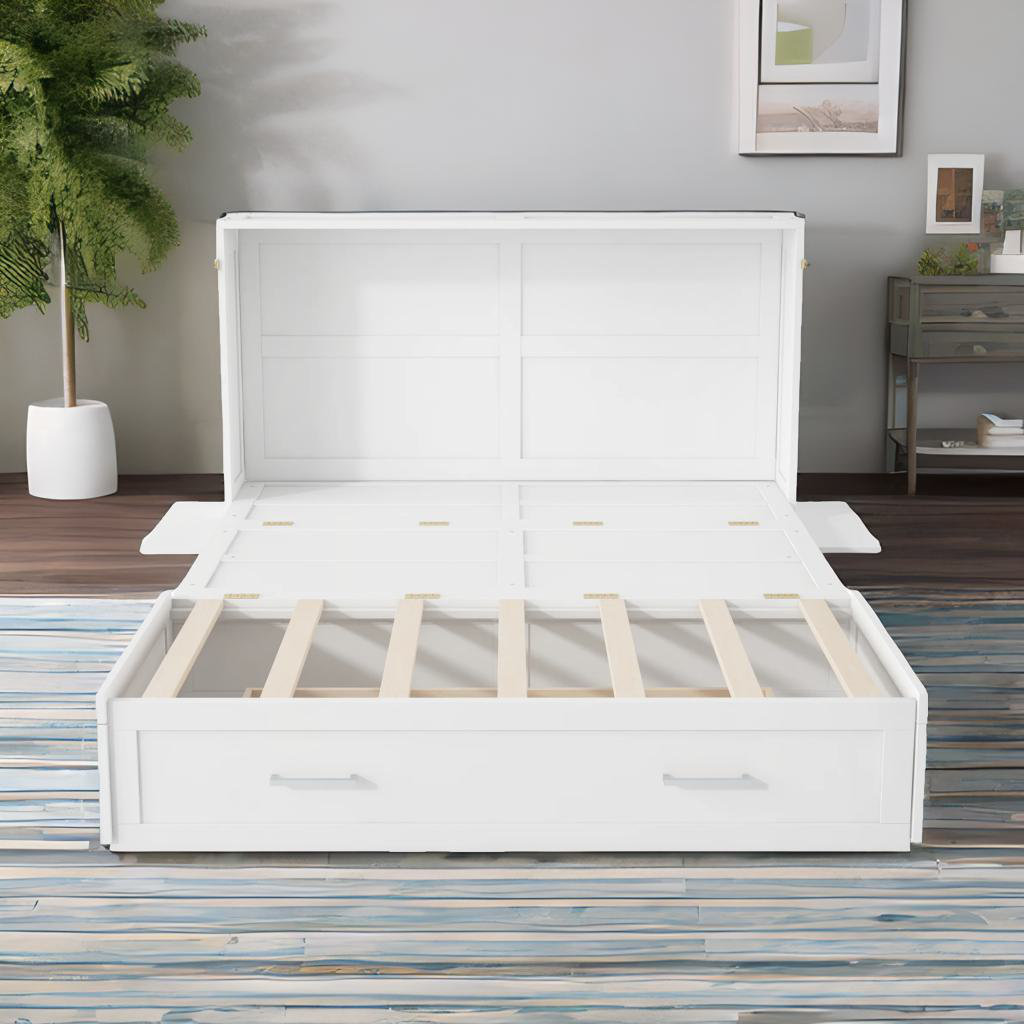 Latitude Run® Queen Size Mobile Murphy Bed - Wayfair Canada