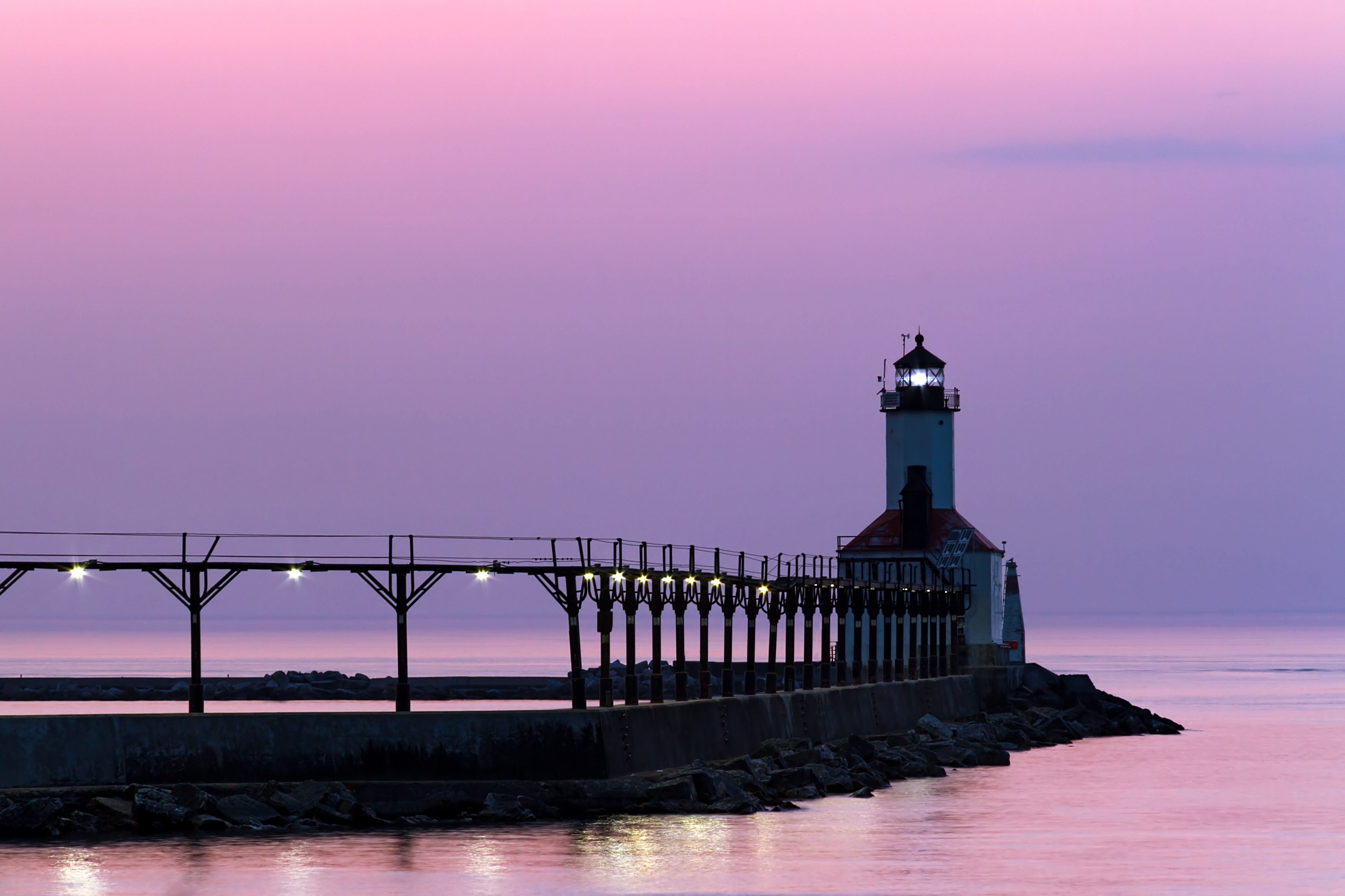 Breakwater Bay Michigan City Lighthouse by Kenneth_Keifer - Wrapped ...