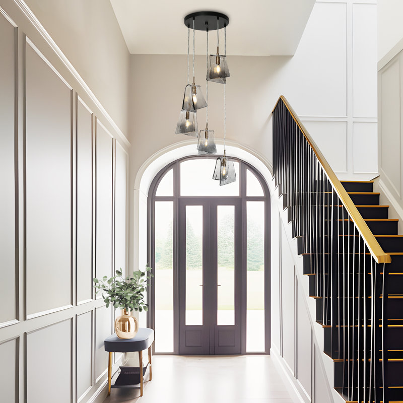 Mercer41 Elisabette 5 - Light 17" Wide Cluster Pendant | Wayfair