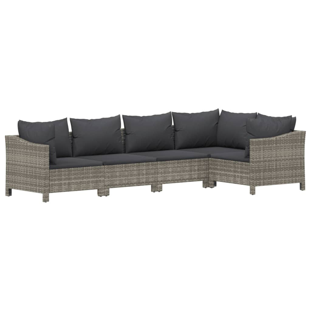 Ebern Designs 5 - Person Outdoor Seating Group with Cushions - Wayfair ...