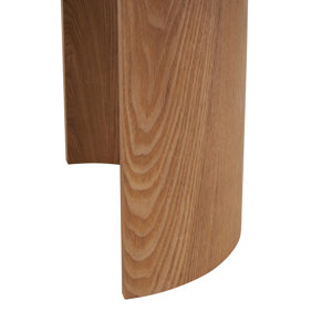 Latitude Run® Cole And Grey Wood Curved Support Console Table With ...