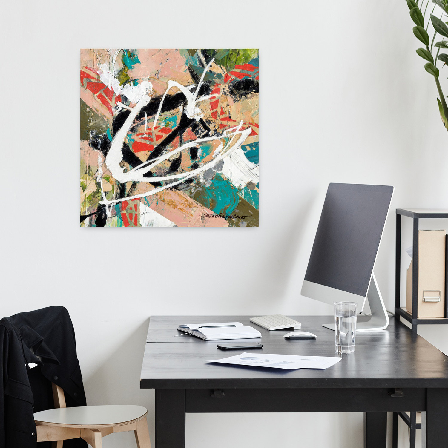 Latitude Run® Stacked Contemporary Abstract Art | Wayfair