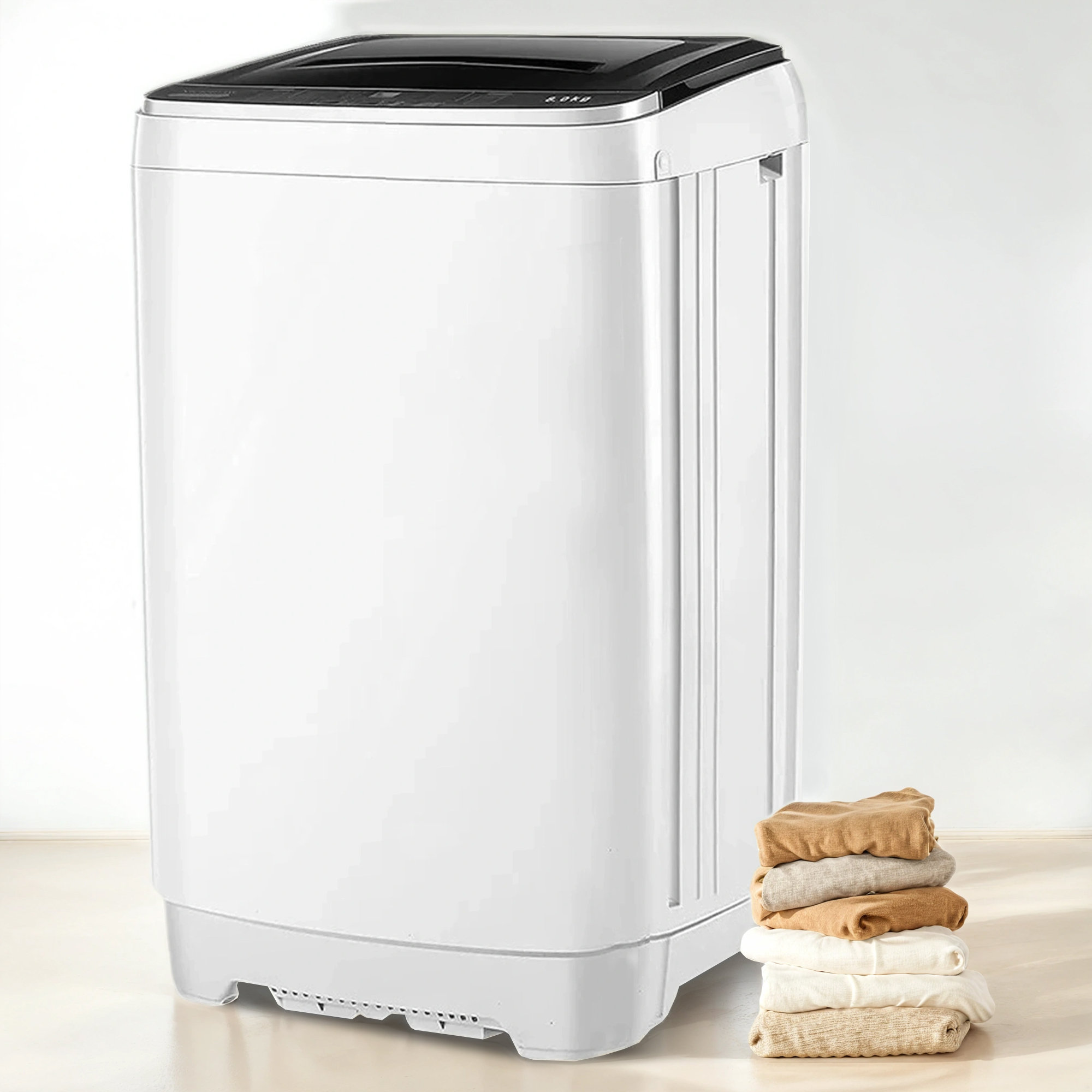 DreamDwell Home 17.8Lbs/2.4Cu.Ft Portable Washer Full-Automatic With ...