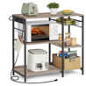 Latitude Run® Baker's Rack, Coffee Bar Stand With Charging Station ...