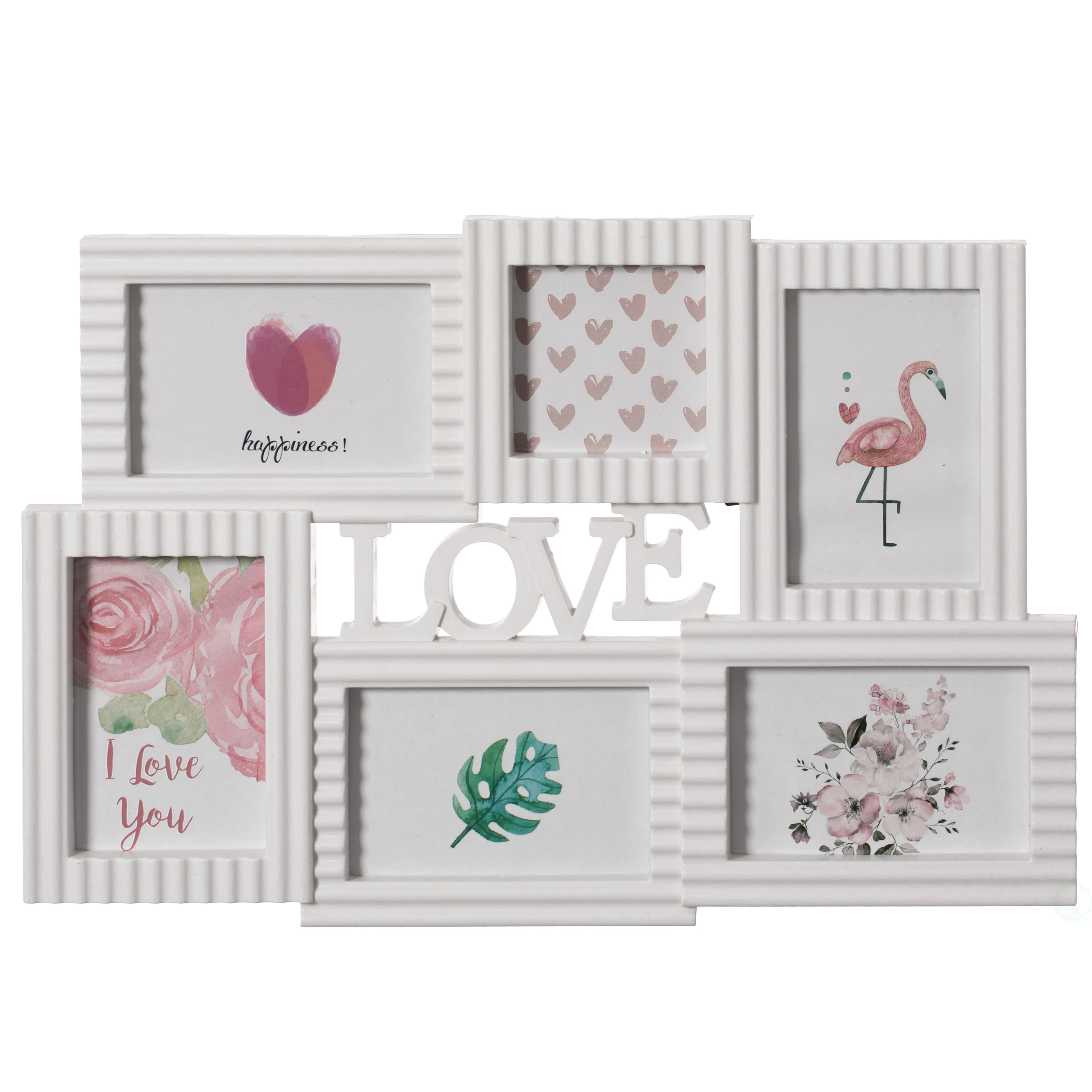 Latitude Run® Decorative Modern Wall Mounted Collage Picture Holder ...