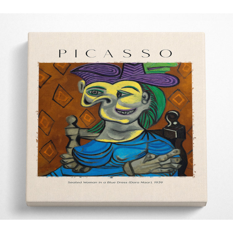 ClassicLiving Bretenieres Seated Woman In A Blue Dress (Dora Maar ...