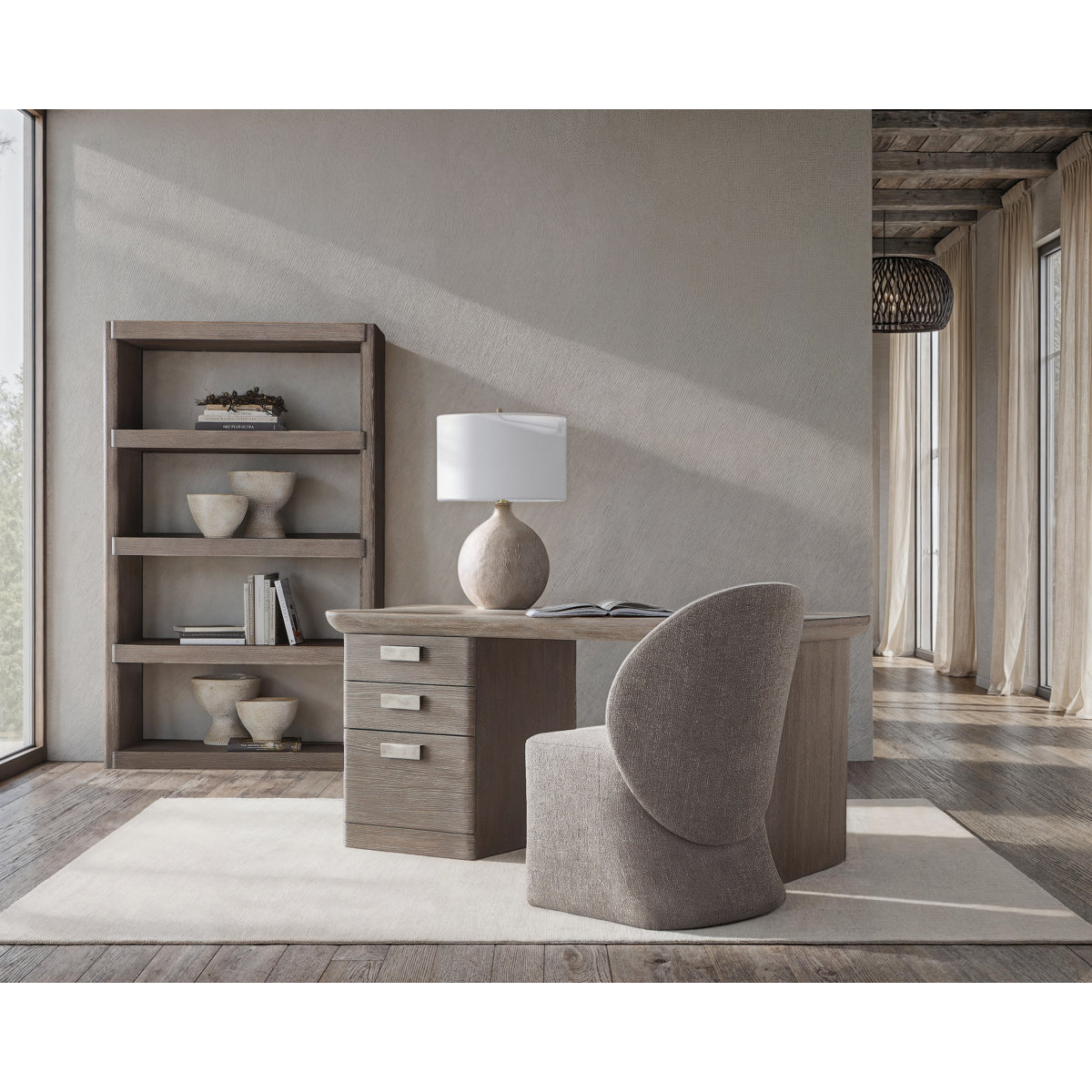 Bernhardt Monolith 64'' W Rectangle Writing Desk | Wayfair