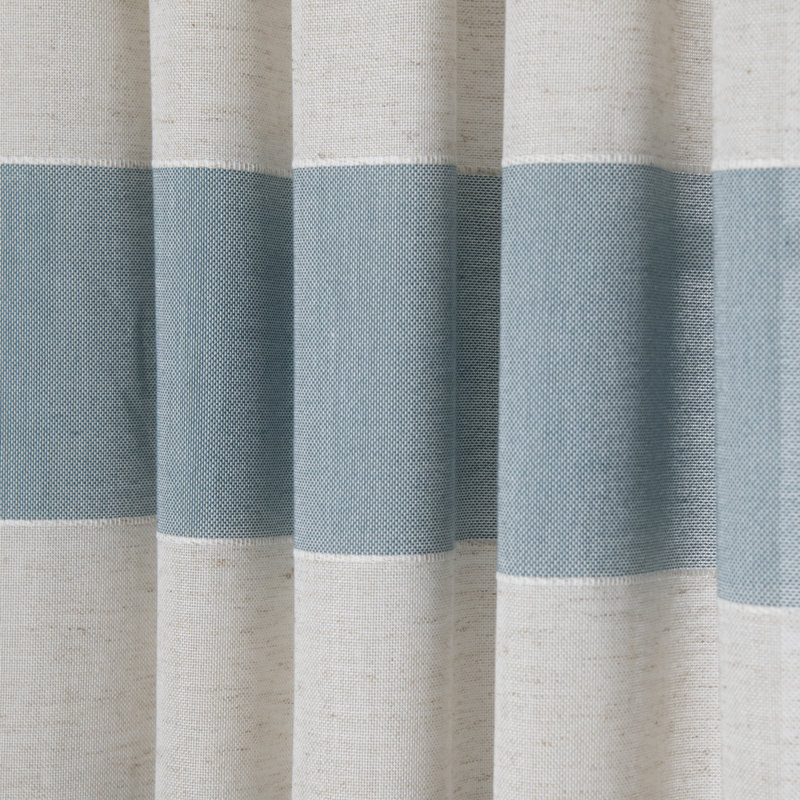 Longshore Tides Beitnes is a bold horizontal stripe polyester/linen ...