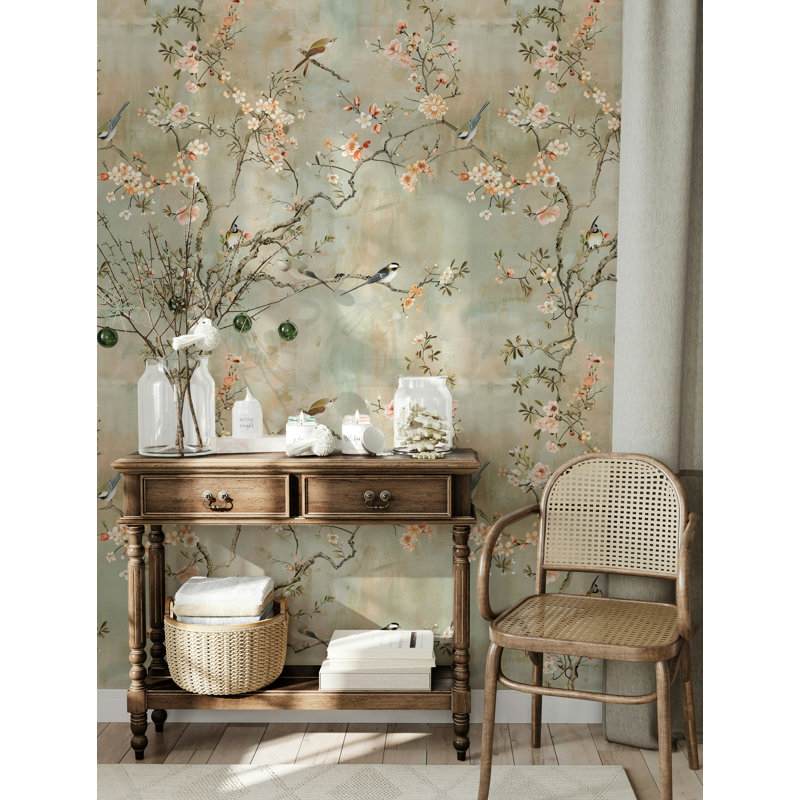 Lark Manor Rouleau de fleurs de cerisier chinois Bryelle et ...