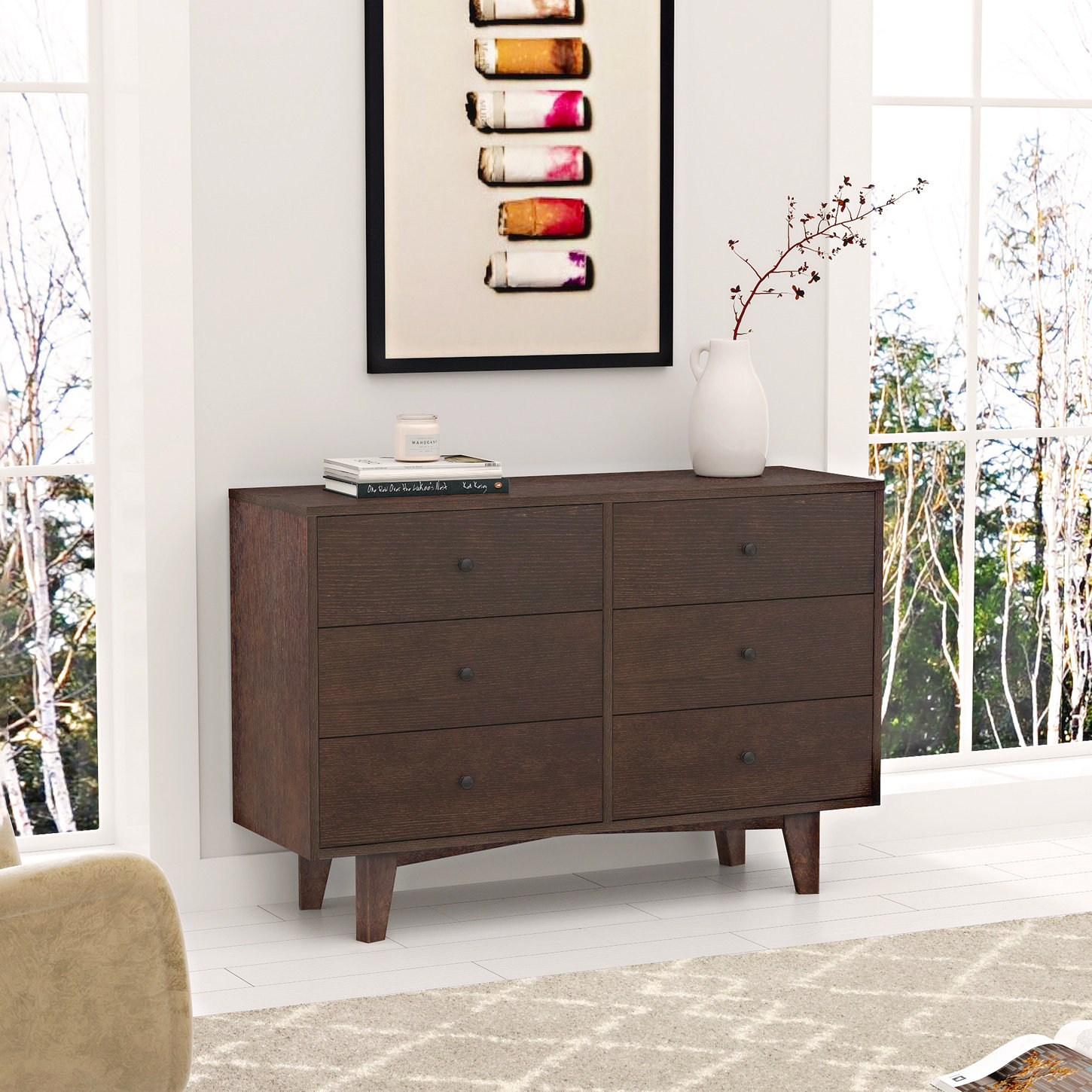 Latitude Run® Nyvea 6 - Drawer Dresser - Wayfair Canada