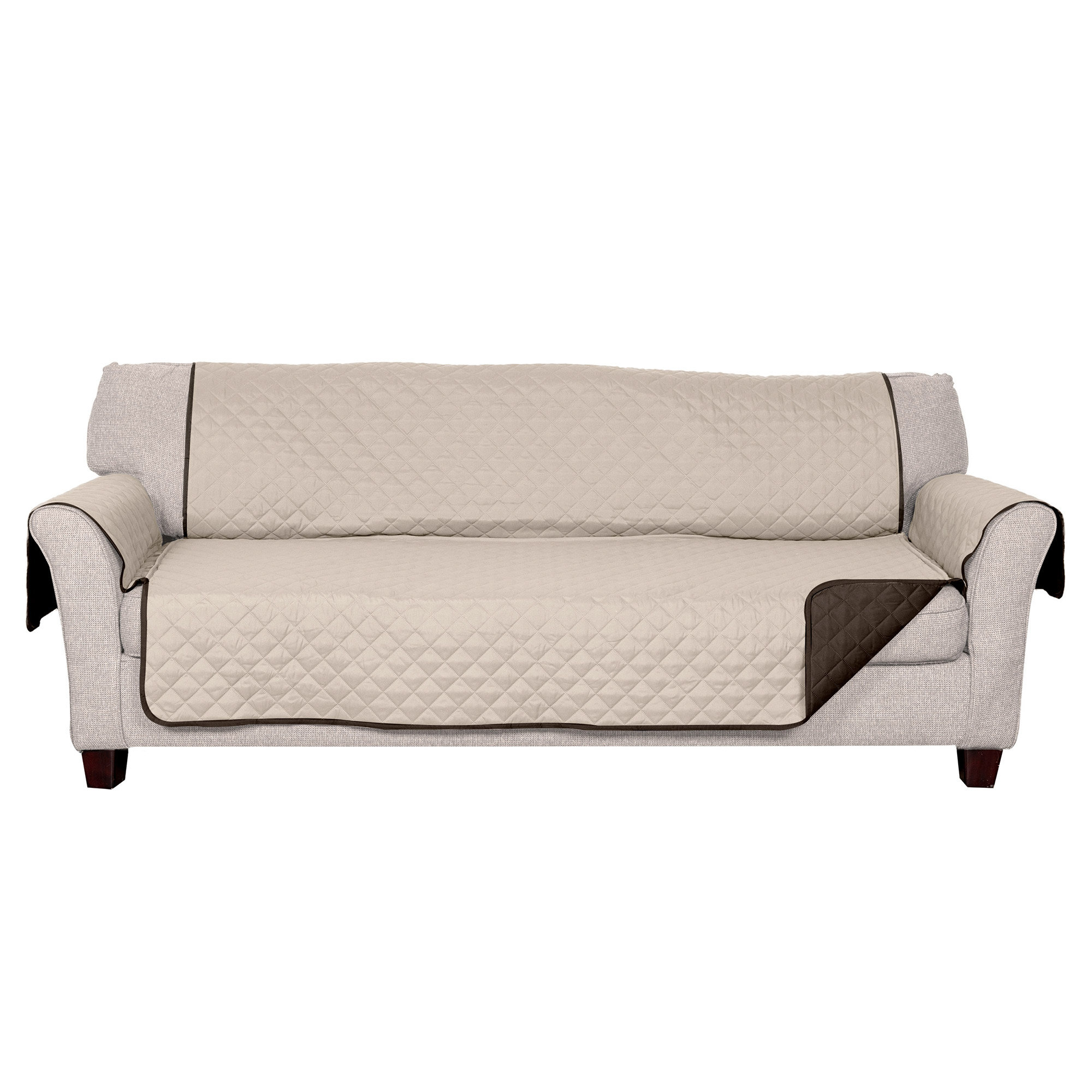 FurHaven Box Cushion Sofa Slipcover | Wayfair