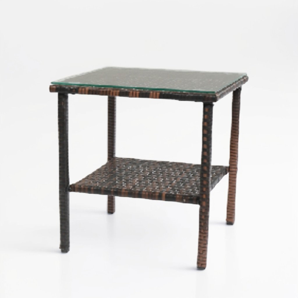 Ebern Designs Patio Rectangular Side Table & Reviews | Wayfair