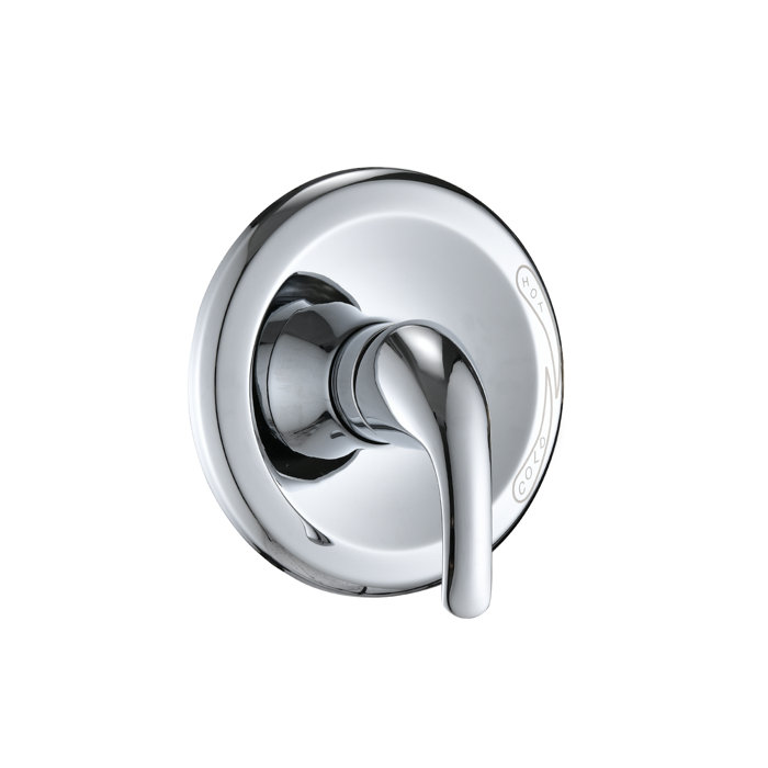 PROOX Chrome Shower Handle Valve Trim Kit Shower Valves | Wayfair