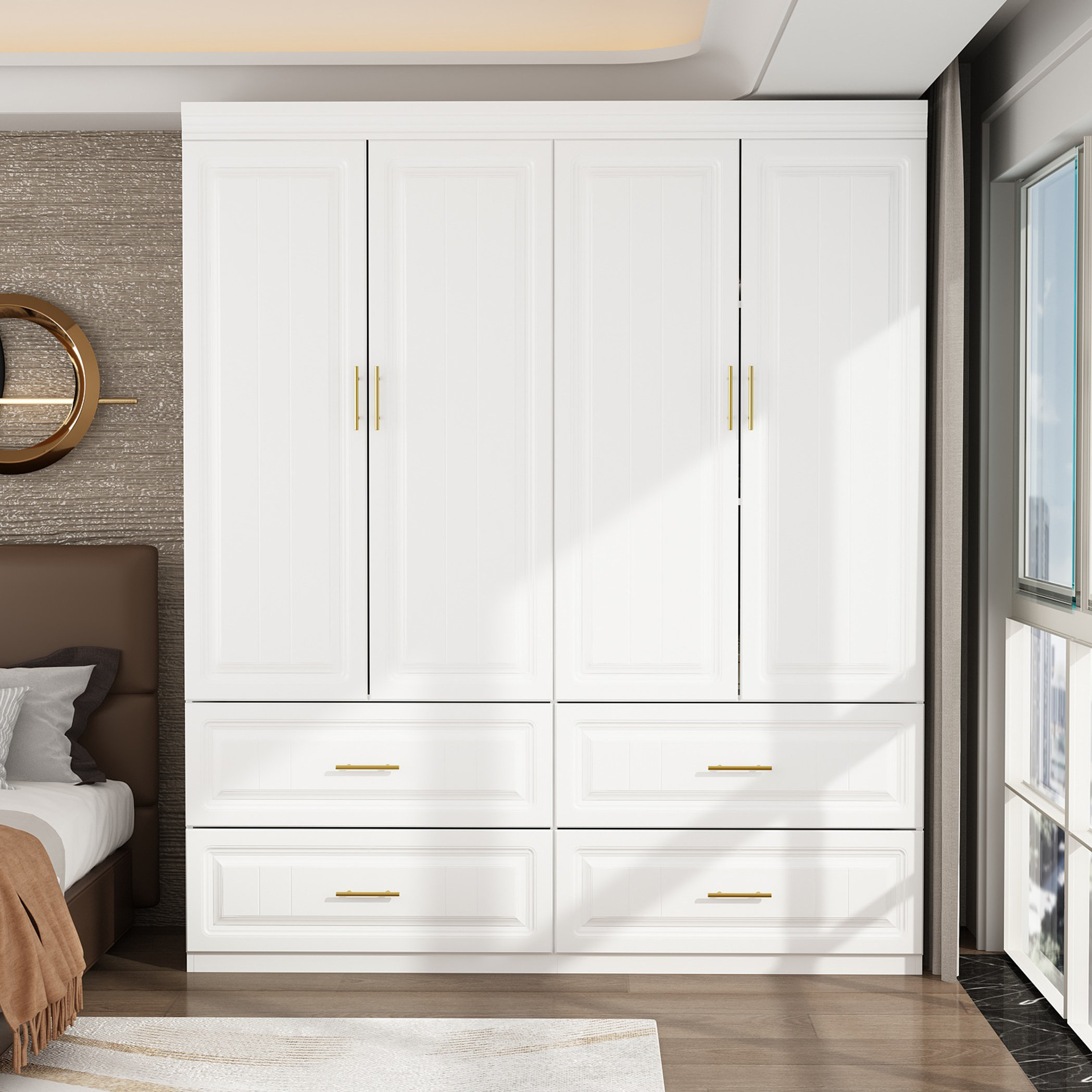 Wade Logan® Blewett Armoire & Reviews | Wayfair