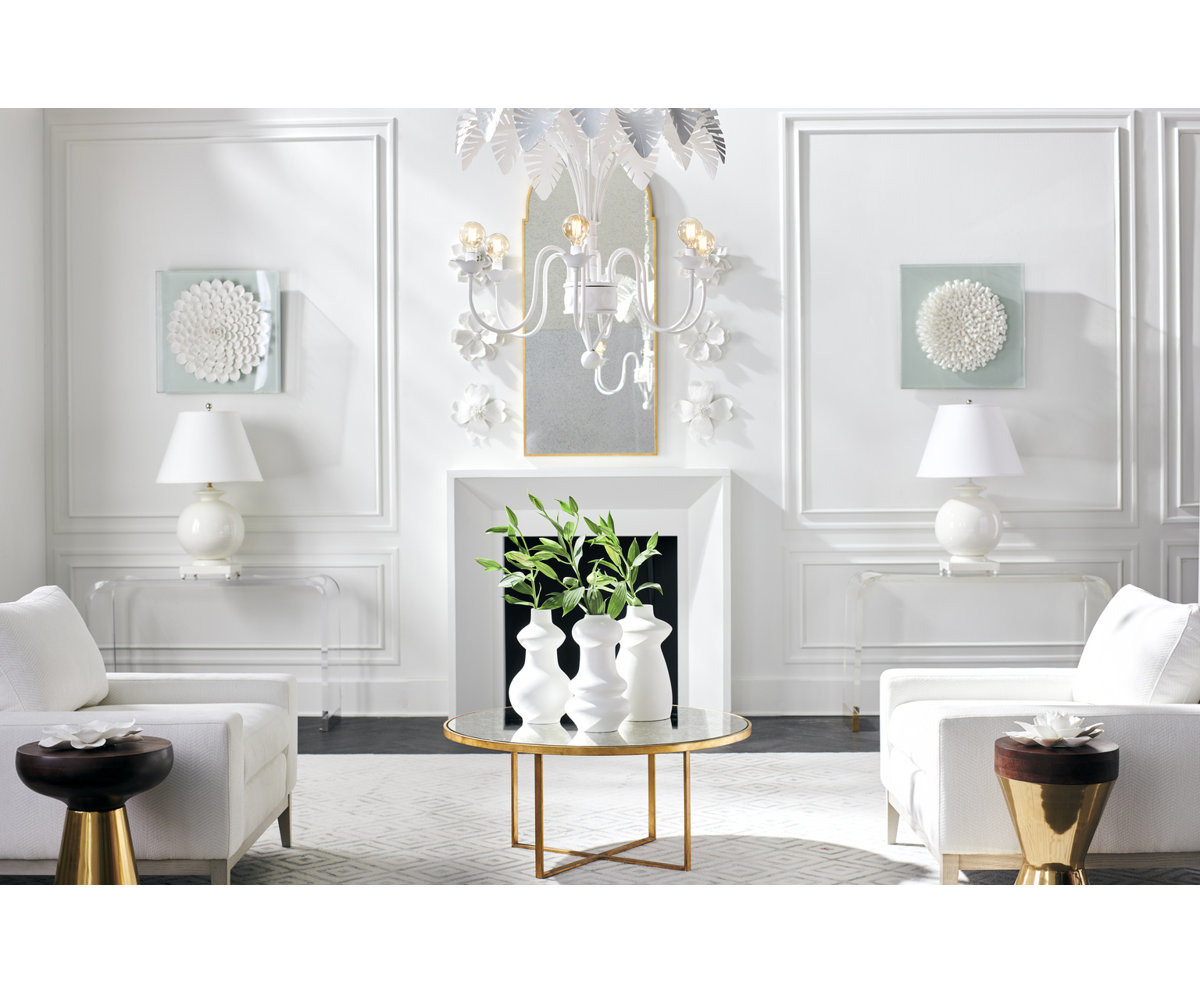 Chelsea House Elizabeth Wicker Camellia Flower Wall Décor | Perigold