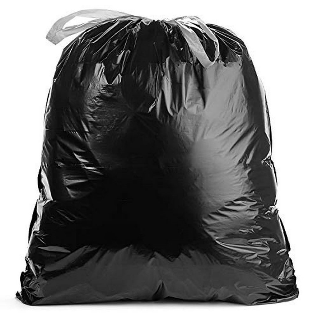 CUSTOM BUILT-IN VACUUM SYSTEMS 45-55 Gallon 1.25 MIL Black Garbage Bags ...